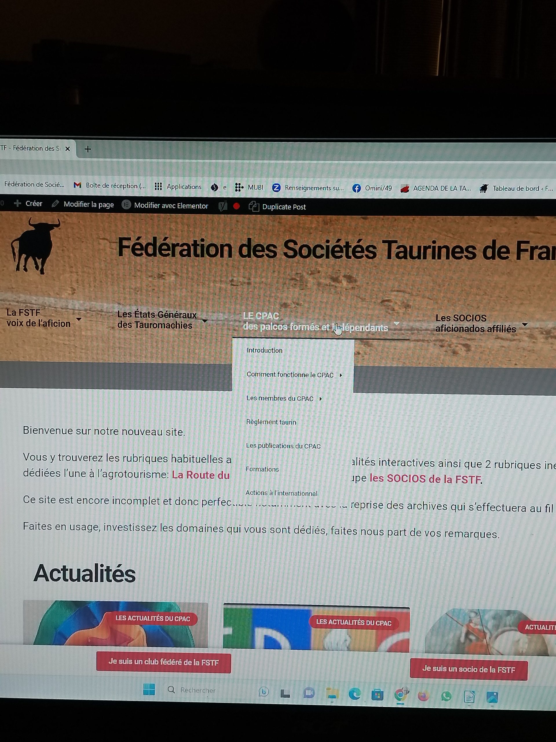 Accueil - FSTF - Fédération des Sociétés Taurines de France