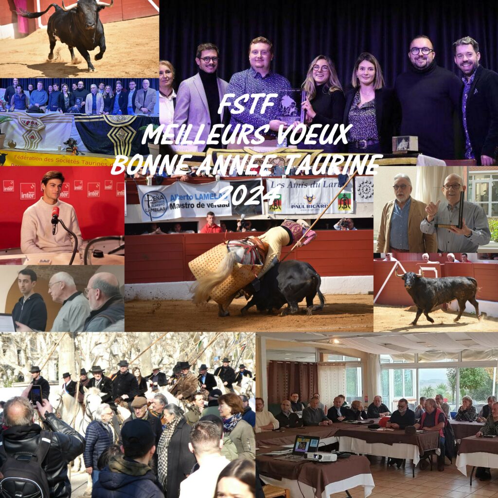 2024 les vœux de la FSTF - FSTF - Fédération des Sociétés Taurines de ...